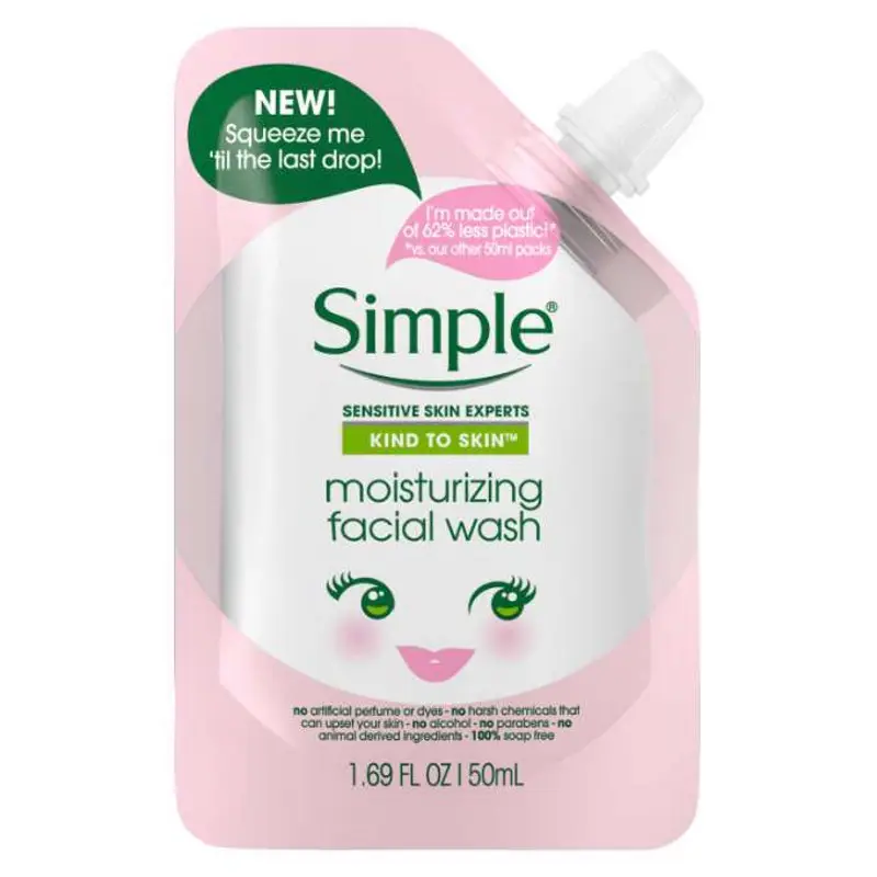 Simple Kind To Skin Mini Moisturizing Facial Wash | Face Wash | Ogerio